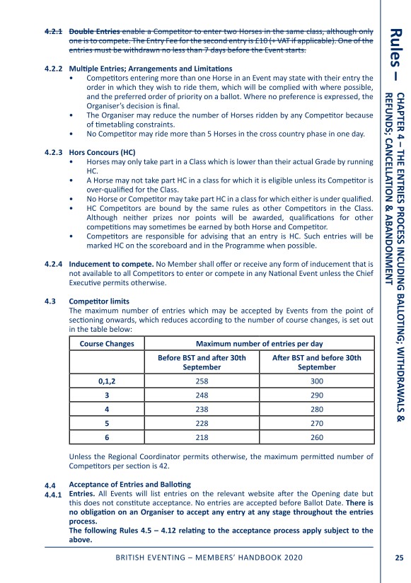 British Eventing Rulebook
