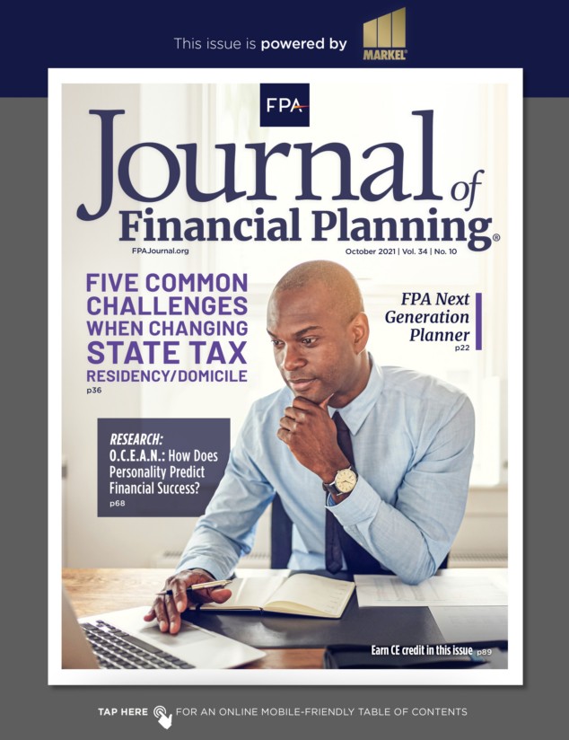 Journal of Financial Planning OPEN SAMPLES and Emails