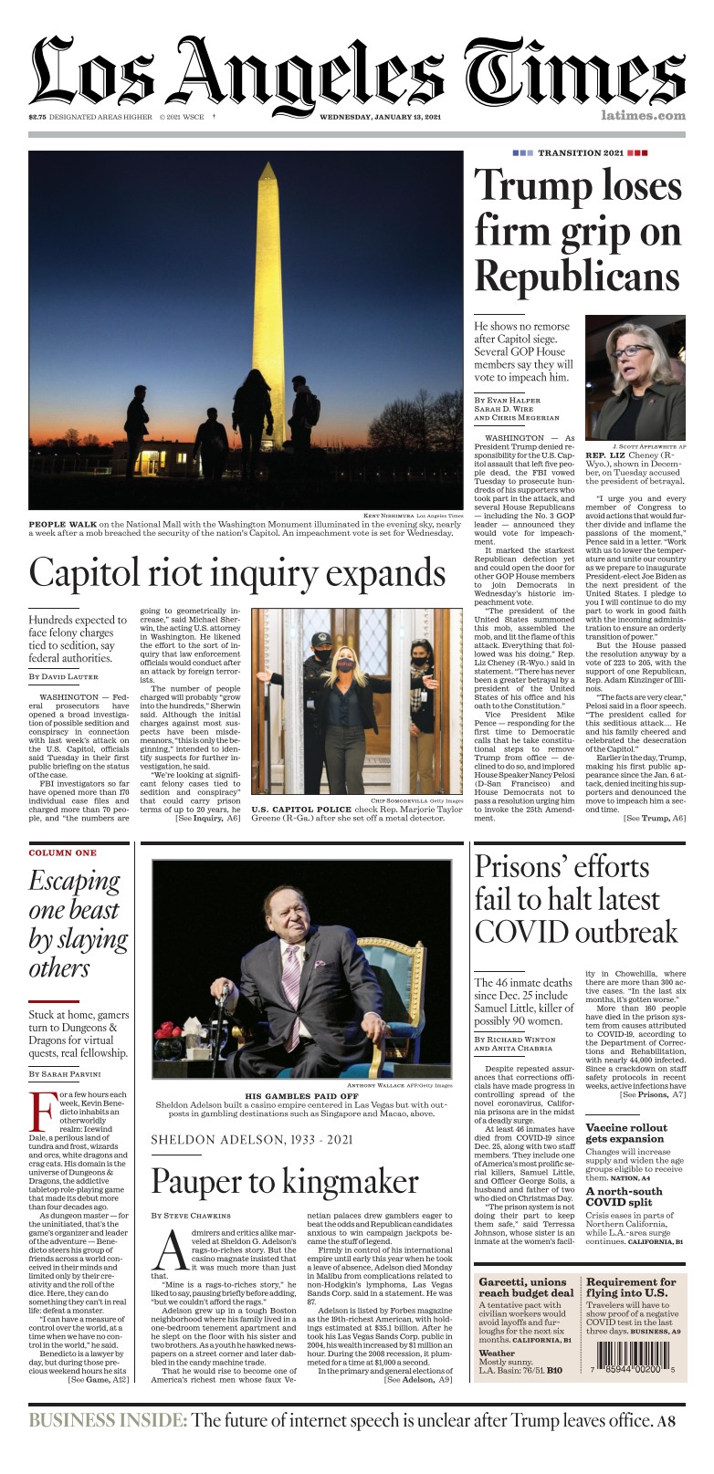 Los Angeles Times - eNewspaper