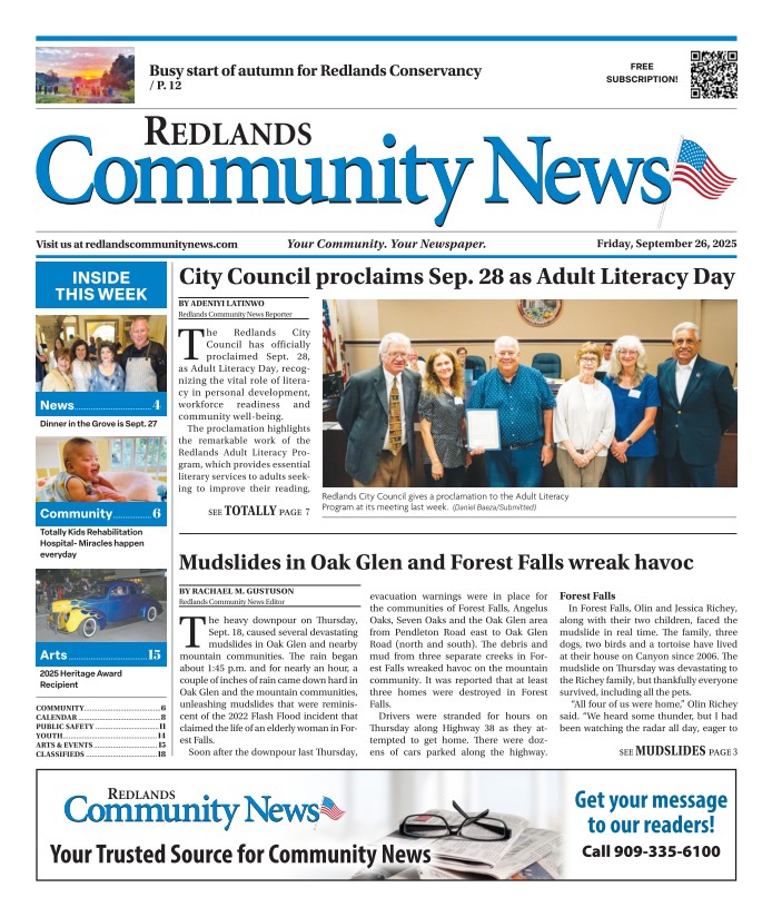 Redlands Community News