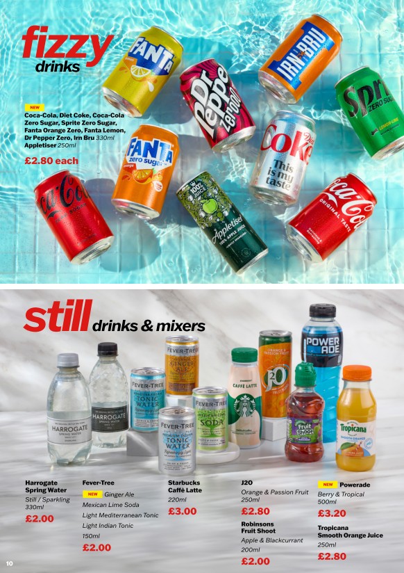 In-Flight Menu (Great Britain)