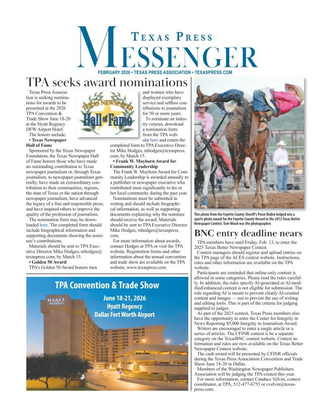 Texas Press Messenger
