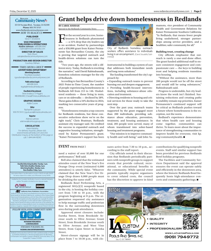 Redlands Community News