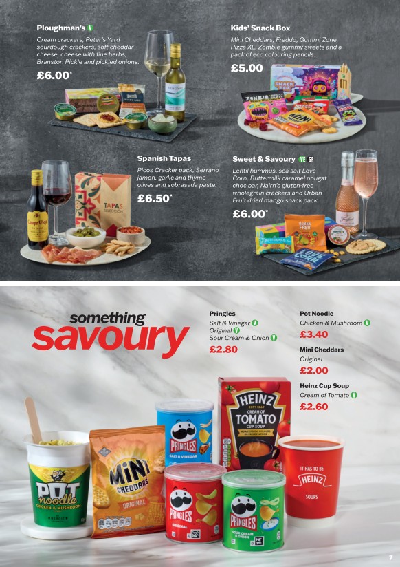 In-Flight Menu (Great Britain)